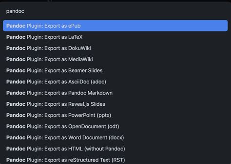 everything almost is available as export option except pdf · issue