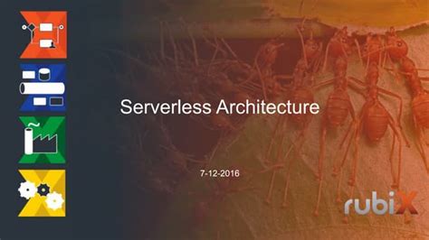 Serverless Architecture Introduction Aws Demo Ppt