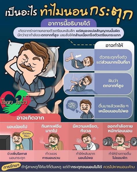 [ใจเขา ใจเรา] เป็นอะไร ทำไมนอนกระตุก 😉