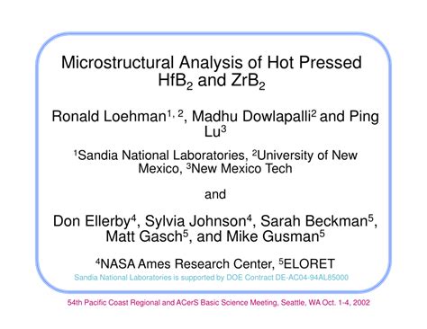 Pdf Microstructural Analysis Of Hot Pressed Hfb2 And Zrb2