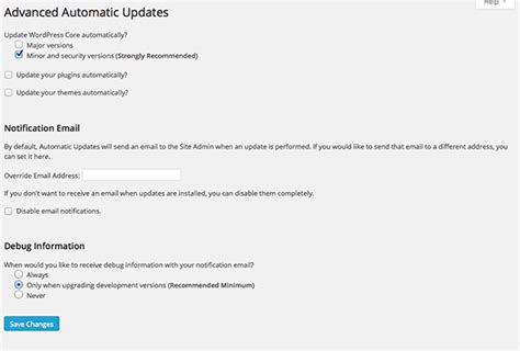 How To Configure And Disable Automatic WordPress Updates ManageWP
