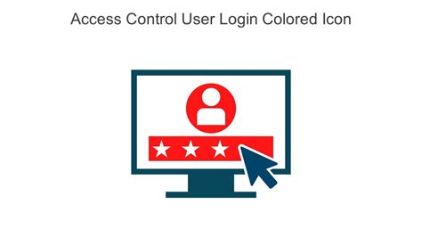 access control user login colored icon in powerpoint pptx png and