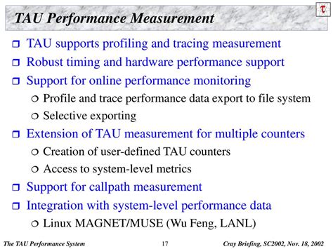 tau parallel performance system ppt download