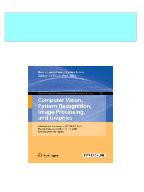 download complete computer vision pattern recognition image processing