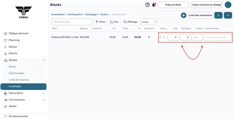 Gestion Des Inventaires Support De Shifter