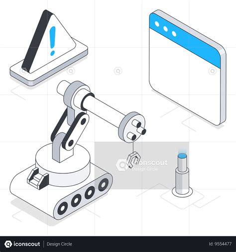 robotic error animation by design circle lottiefiles