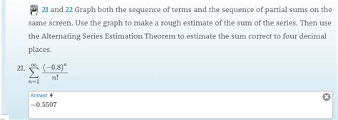 solved 9 21 and 22 graph both the sequence of terms and the