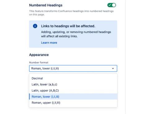 3 Ways To Add Numbered Headings In Confluence