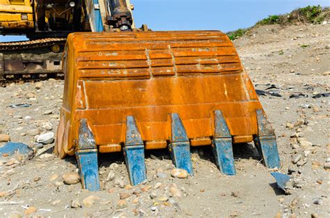 대만 타오위안 2019년 3월 30일 건설 현장에서 작업하는 산업 굴삭기의 세부 사항을 닫습니다 개발에 대한 스톡 사진 및 기타 이미지 Istock