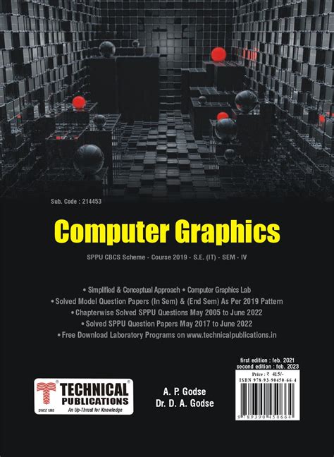 Computer Graphics For Sppu 19 Course Se Iv It 214453