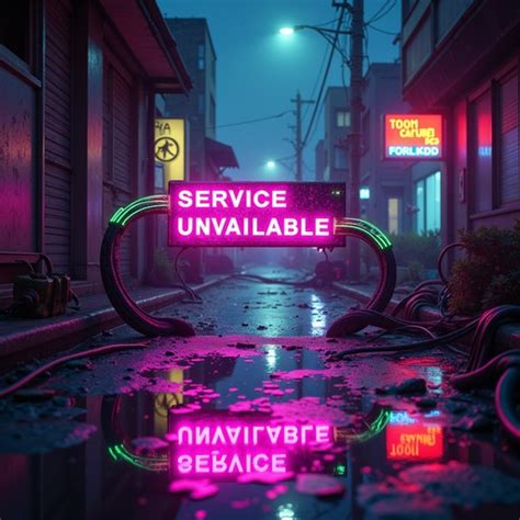 Free Neon Error Message Image Cyberpunk Neon Error Download At