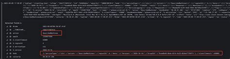 Logs Remove Useless Quote And Backslash In Logs Panel Detected Fields