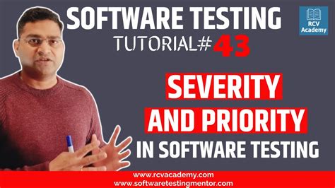 Software Testing Tutorial43 Severity And Priority In Software