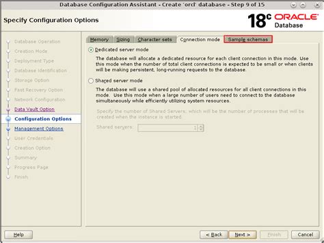 create a container database using dbca advanced mode