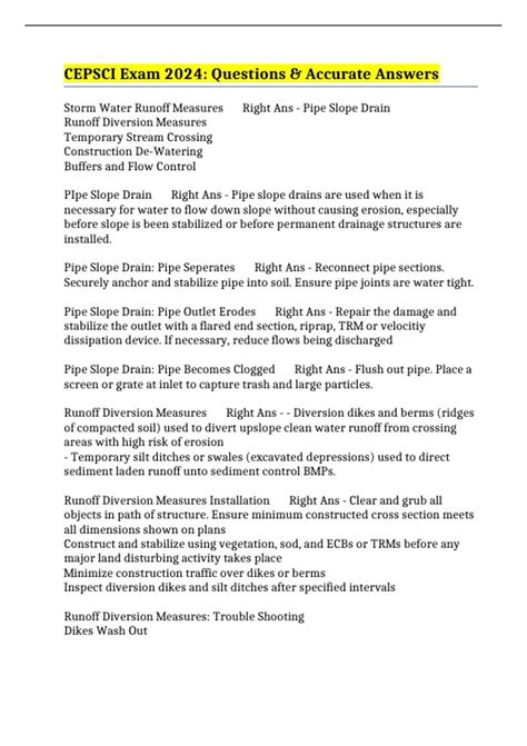 Cepsci Exam 2024 Questions And Accurate Answers Cepsci Stuvia Us