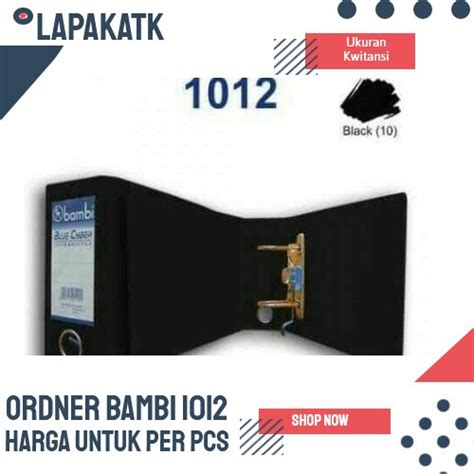 Jual Bambi File Ordner Bambi A5 1012 Shopee Indonesia