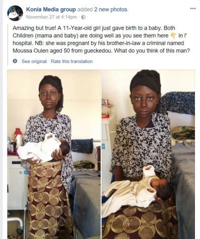 Photos Year Old Girl Impregnated By Her Brother In Law Gives Birth