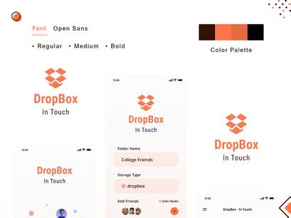 Dropbox App UI Kits By Uiuxgt EpicPxls
