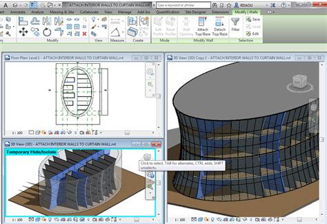 How To Make Curved Curtain Wall In Revit