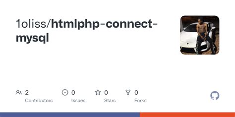 Github 1olisshtmlphp Connect Mysql