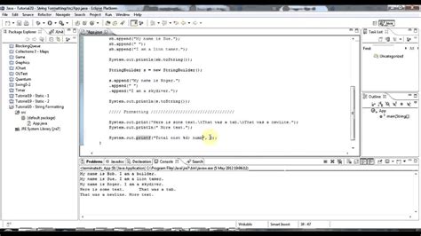 Part 20 Stringbuilder And String Formatting Youtube