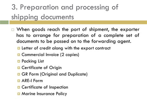 Stages Of Export Order Ppt Free Download