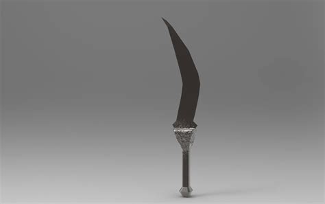 Ancient Danger Magic Dagger 3d Model By Japanzanuda