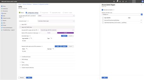 Vpn Auto Triggered Profile Options Microsoft Learn