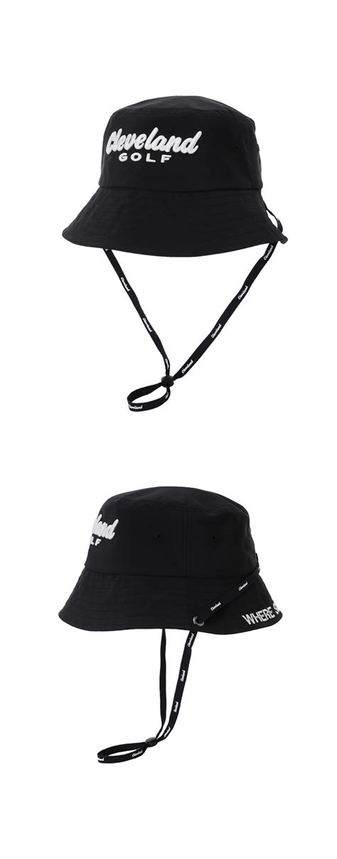 클리브랜드 골프웨어 클리브랜드골프 스트링 남녀공용 로고 버킷햇골프모자cgucp32181