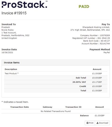 how do i view my invoices knowledgebase prostack