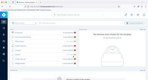 Browser Notifications Rhombus Support