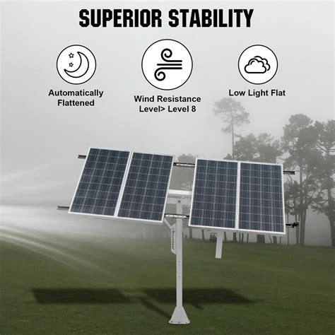 Single Axis Solar Tracker System Help To Increase 30 Power Eco Worthy