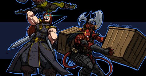 The Barbarian Experiencesome More Dumb Art I Did Rbaldursgate3