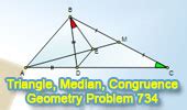 Median Of A Triangle Theorems And Problems Index Elearning College Geometry Online