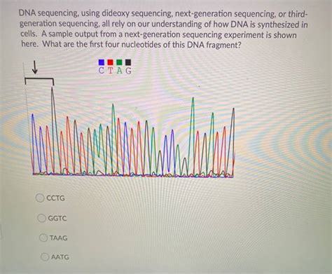 Get Answer Dna Sequencing Using Dideoxy Sequencing Next Generation Transtutors
