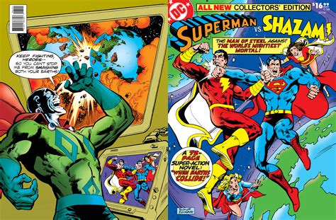 Cosmic Comics Las Vegas Nv All New Collectors Edition 58 Superman Vs Shazam Facsimile