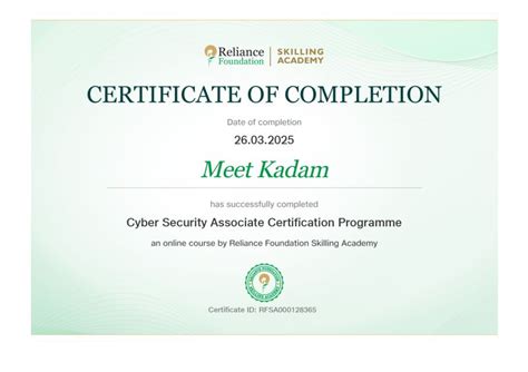 Hello Linkedin I Am Happy To Share I Successfully Completed Course And Meet Kadam