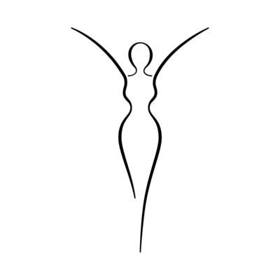 Female Figure Outline Vector Art Icons And Graphics For Free Download