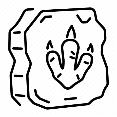 Trace Fossil Claw Fossil Footprint Fossil Dinosaur Footprint Fossil Relic Icon Download On Trace Fossil Claw Fossil Footprint Fossil Dinosaur Footprint Fossil Relic Icon Download On