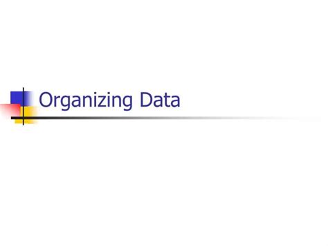 PPT Organizing Data PowerPoint Presentation Free Download ID 6694197
