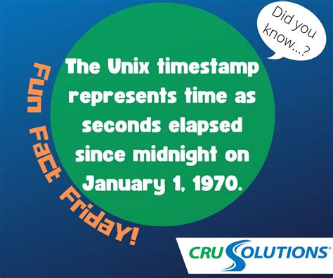 What Is Unix Timestamp And Why Is It Useful Cru Solutions Posted On The Topic Linkedin