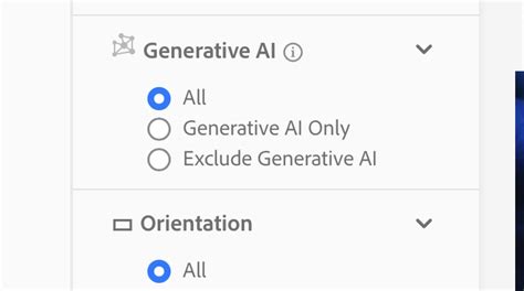 Solved How To Filter Out Ai Generated Images Adobe Product Community 13750121