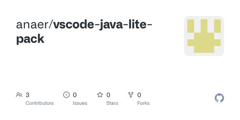 Github Anaervscode Java Lite Pack