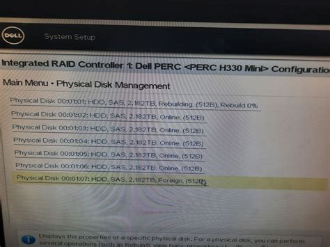 RAID Disk Shows Foreign Status After Being Removed And Inserted Into The Wrong Slot DELL