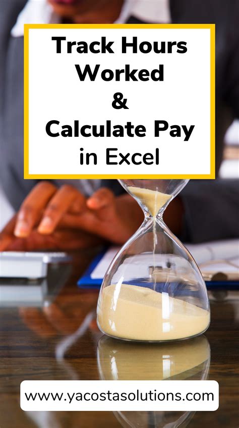 Track Hours Worked in Excel + Calculate Pay in Excel (with tutorial ...