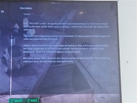 Important Info For Mods R Fallout4mods