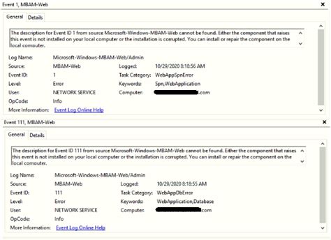 MBAM Portals Cannot Access System Center Configuration Manager Current Branch Windows