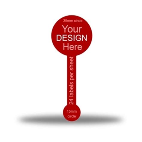 Personalised Lollipop Style Stickers Mm X Mm Tamper Proof Candle Seals Seal Sticker Jar