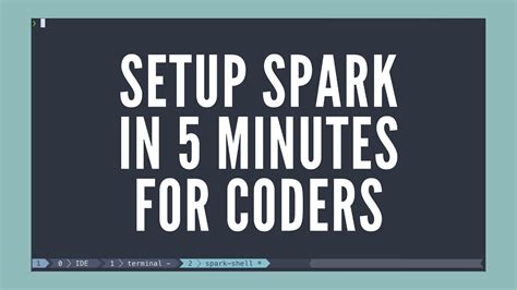 Apache Spark Tutorial Setup Spark In Minutes Apache Spark For Coders YouTube