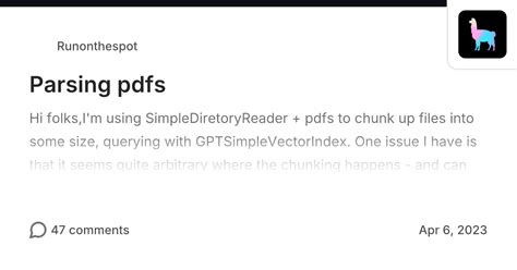 parsing pdfs
